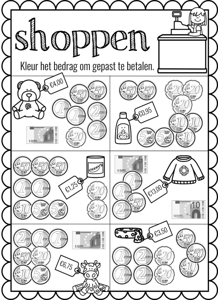Rekenen met geld | Klas van juf Linda
