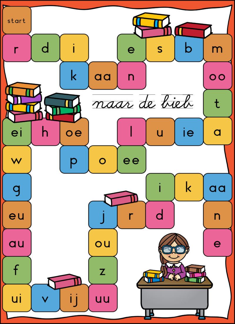 Spellen boeken - Klas van juf Linda