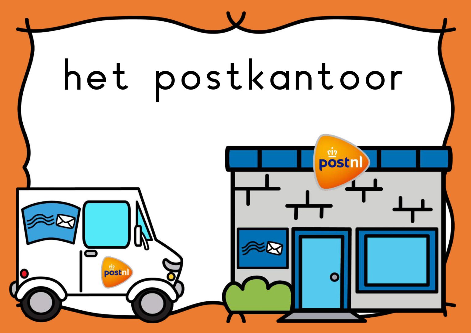 Hoek postkantoor - Klas van juf Linda