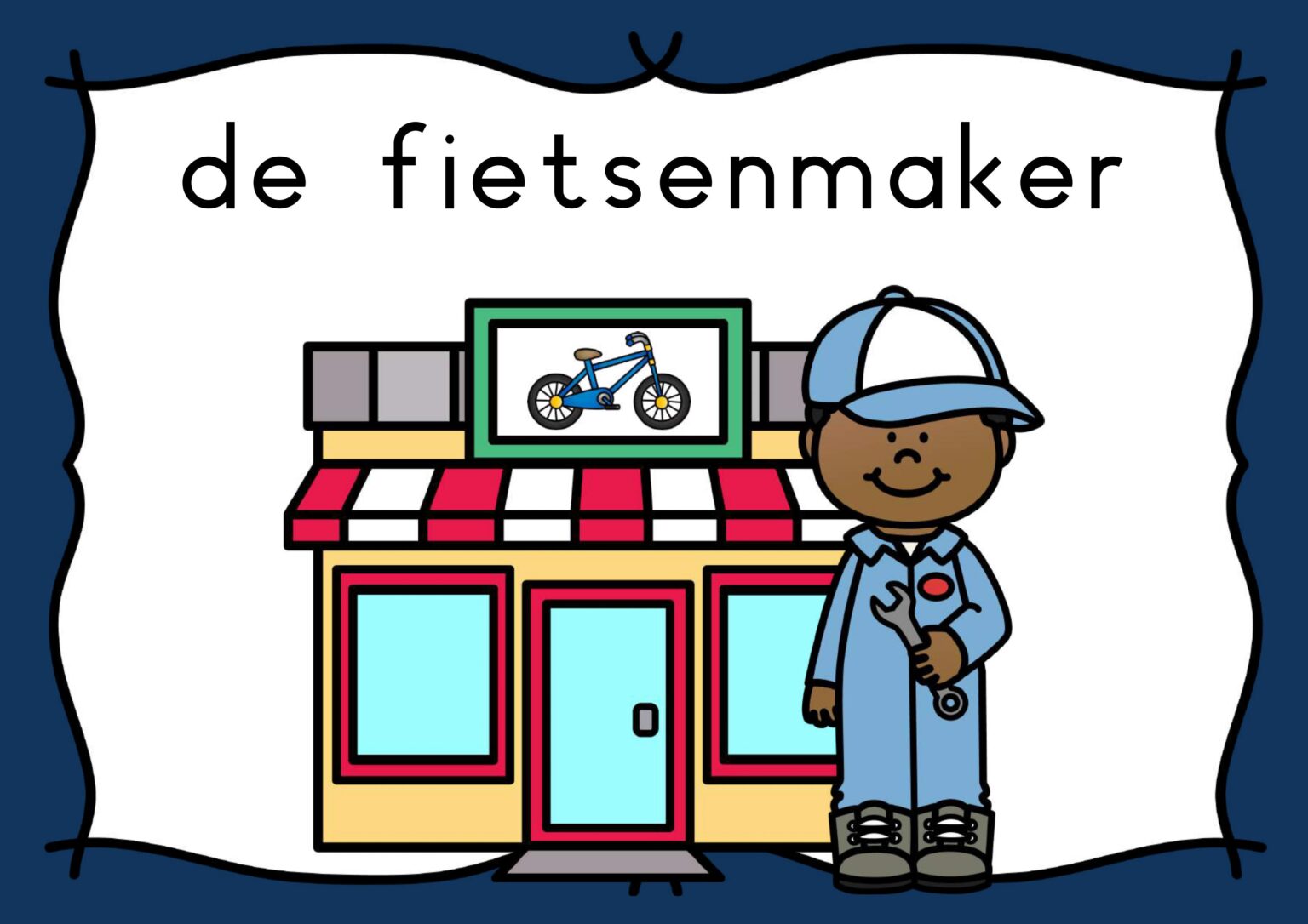 Hoek fietsenmaker - Klas van juf Linda