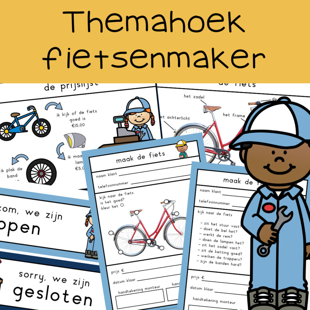 Hoek fietsenmaker - Klas van juf Linda