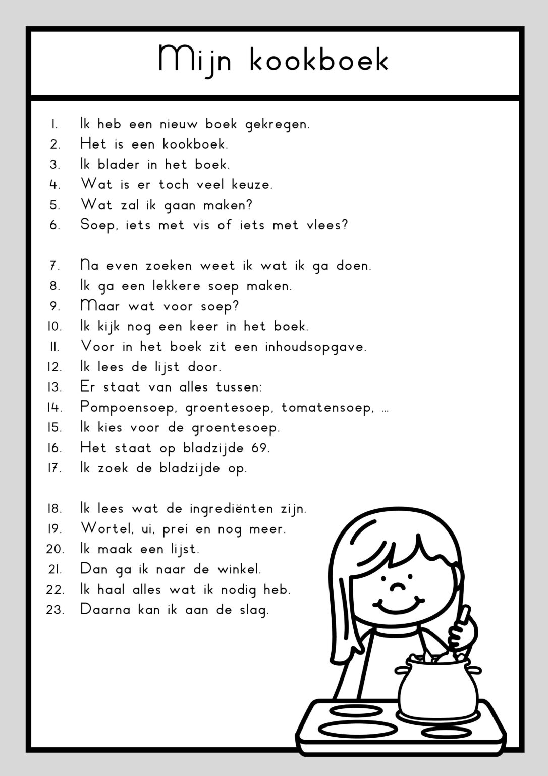 Teksten smakelijk eten groep 4 - Klas van juf Linda