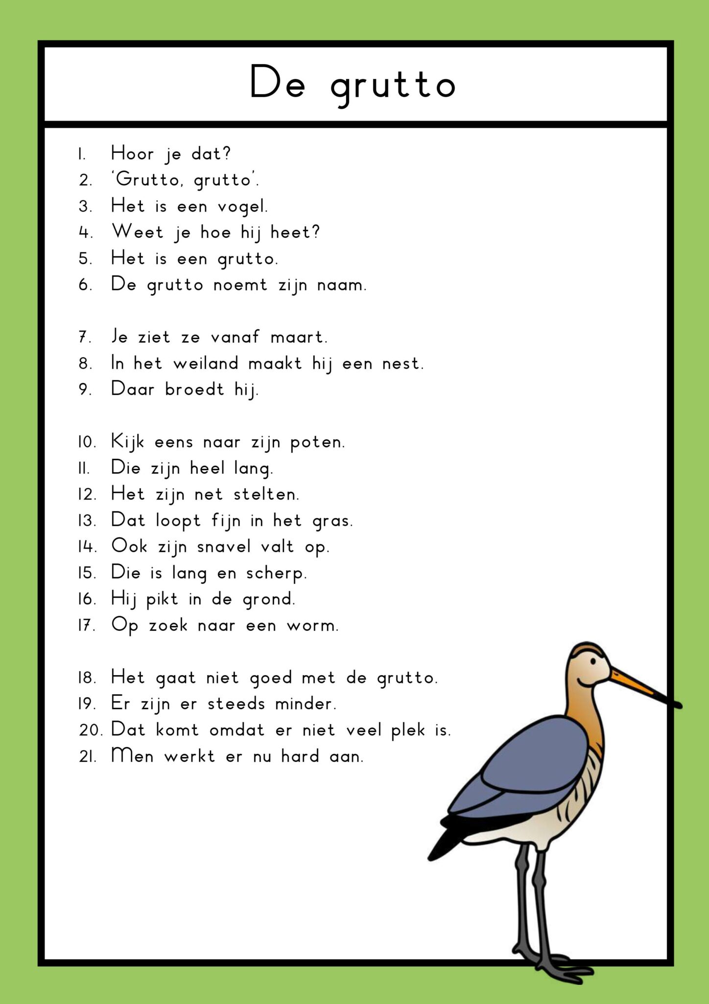 Teksten lente (deel 2) - Klas van juf Linda