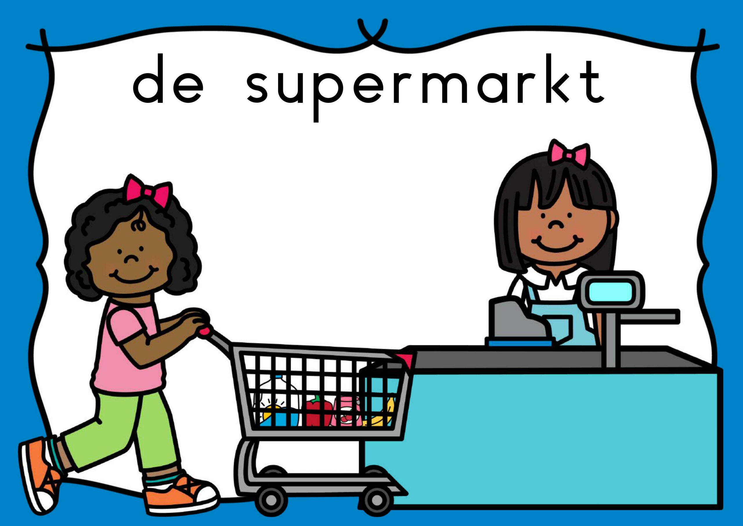 Themahoek supermarkt - Klas van juf Linda