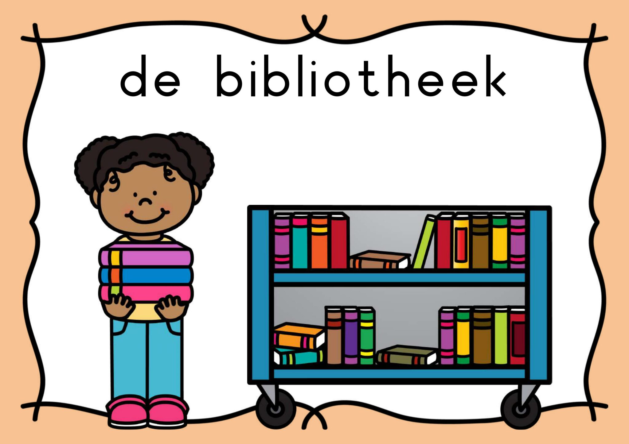 Hoek bibliotheek - Klas van juf Linda