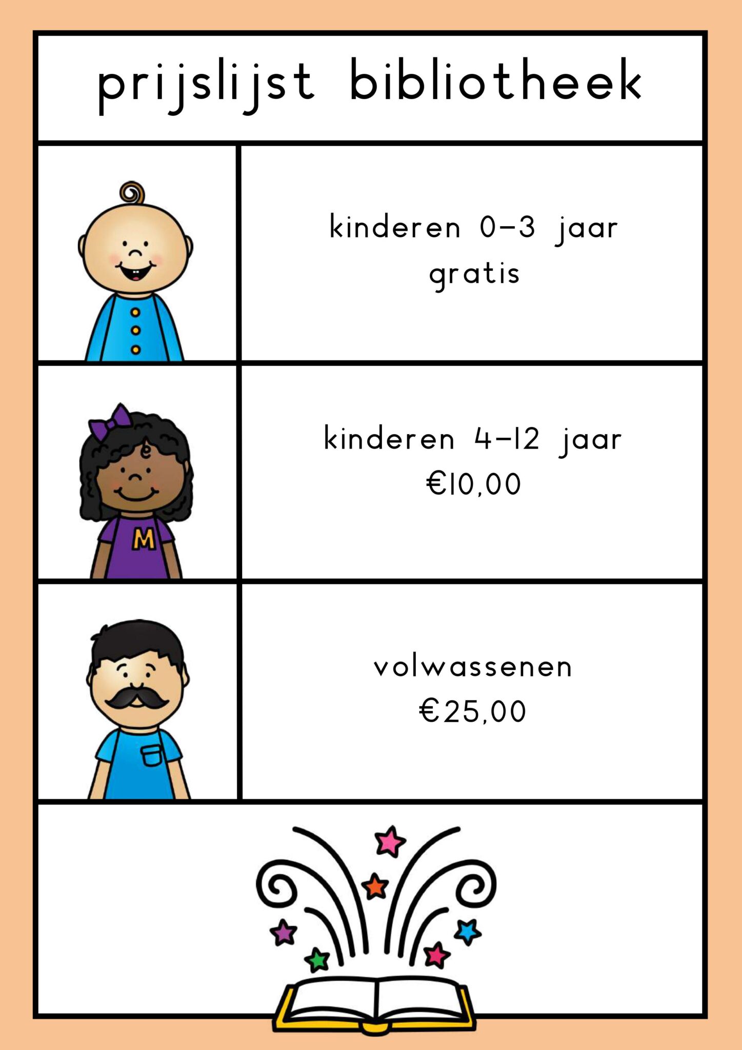 Hoek bibliotheek - Klas van juf Linda
