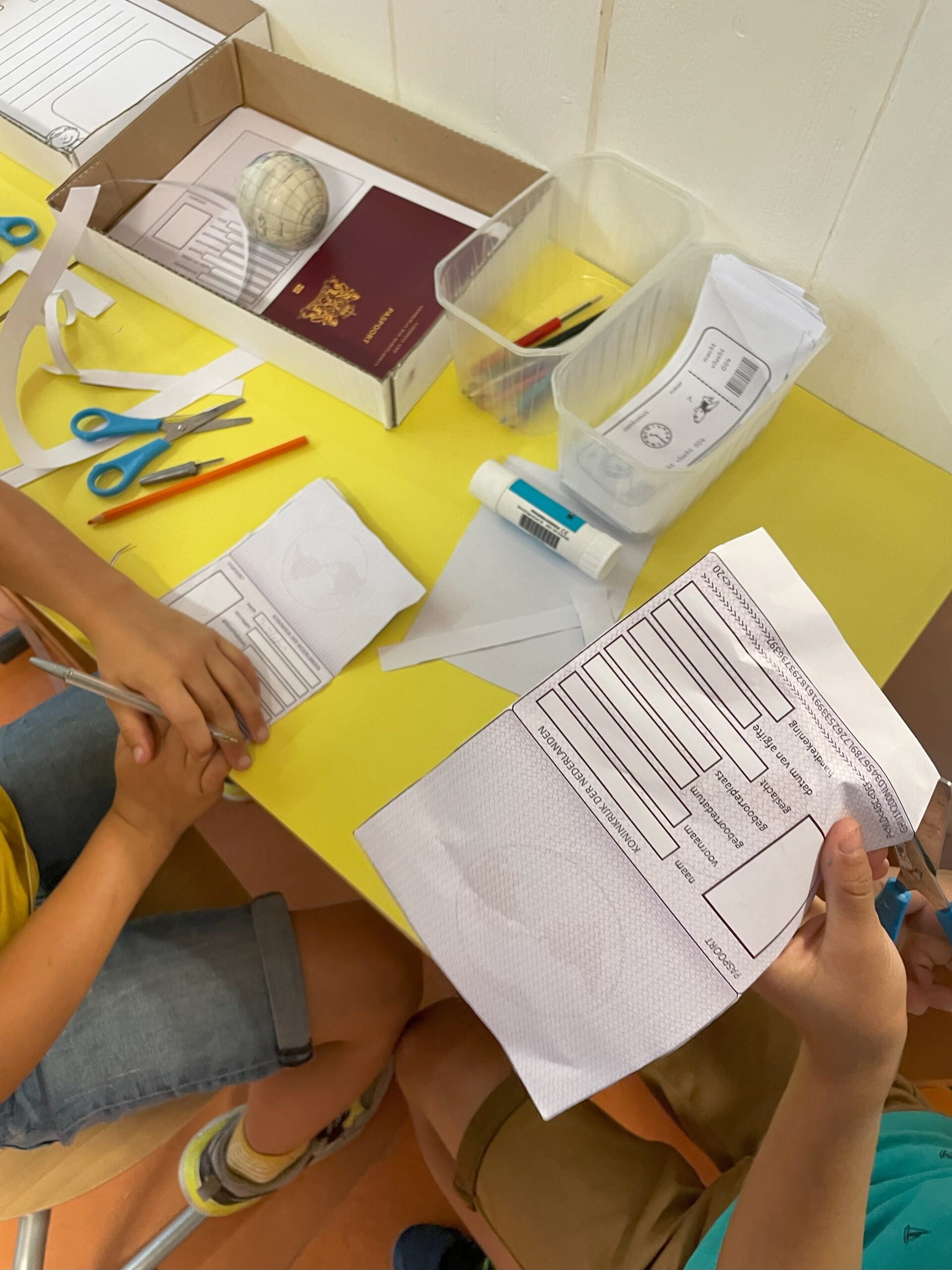 Een reisbureau in de klas - Klas van juf Linda